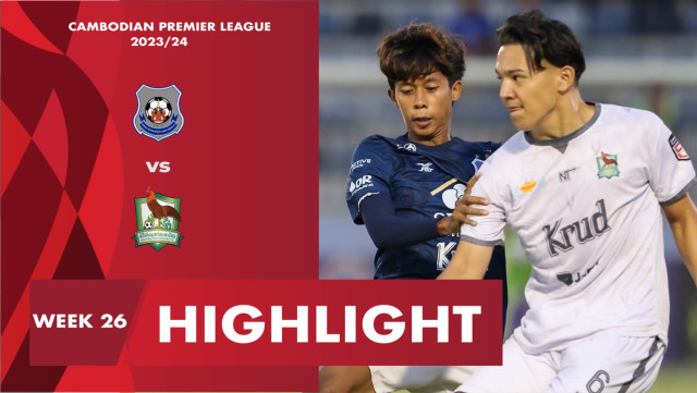 Highlight: Preah Khan Reach Svay Rieng FC (4-1) Kirivong Sok Sen Chey FC | CPL-WEEK26- Cambodian ...